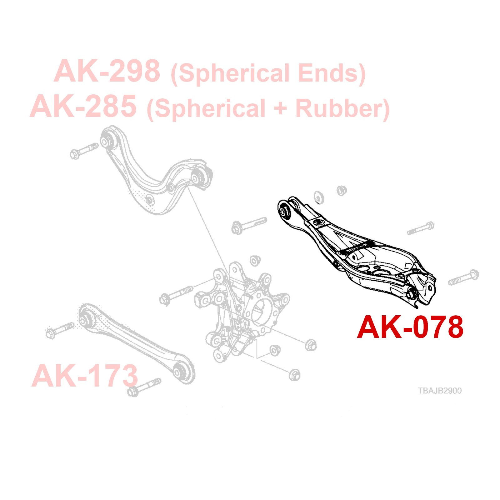 Adjustable Camber Spring Bucket Lower Control Arms With Spherical ...